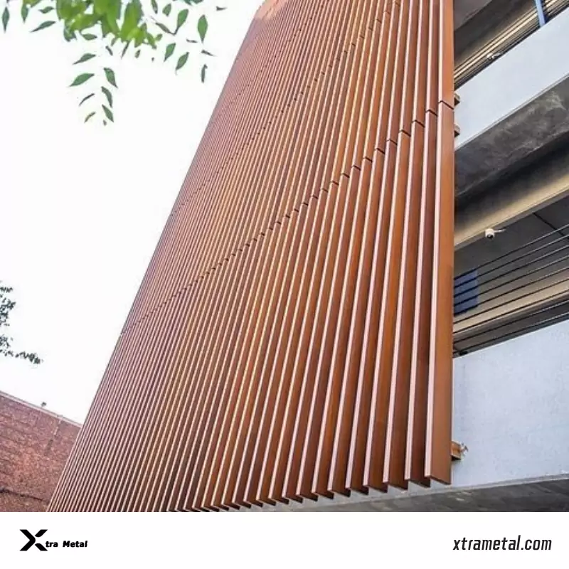 Batten Facade for building cladding - Xtra Metal